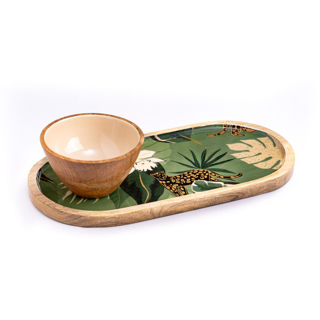 Wooden Platter with bowl – The Pitara Project
